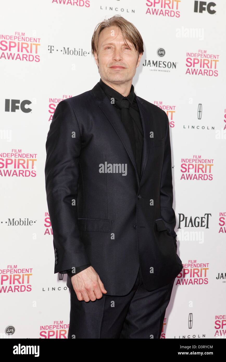 Santa Monica, California, USA 23rd Feb, 2013. Mad Mikkelsen at arrivals ...