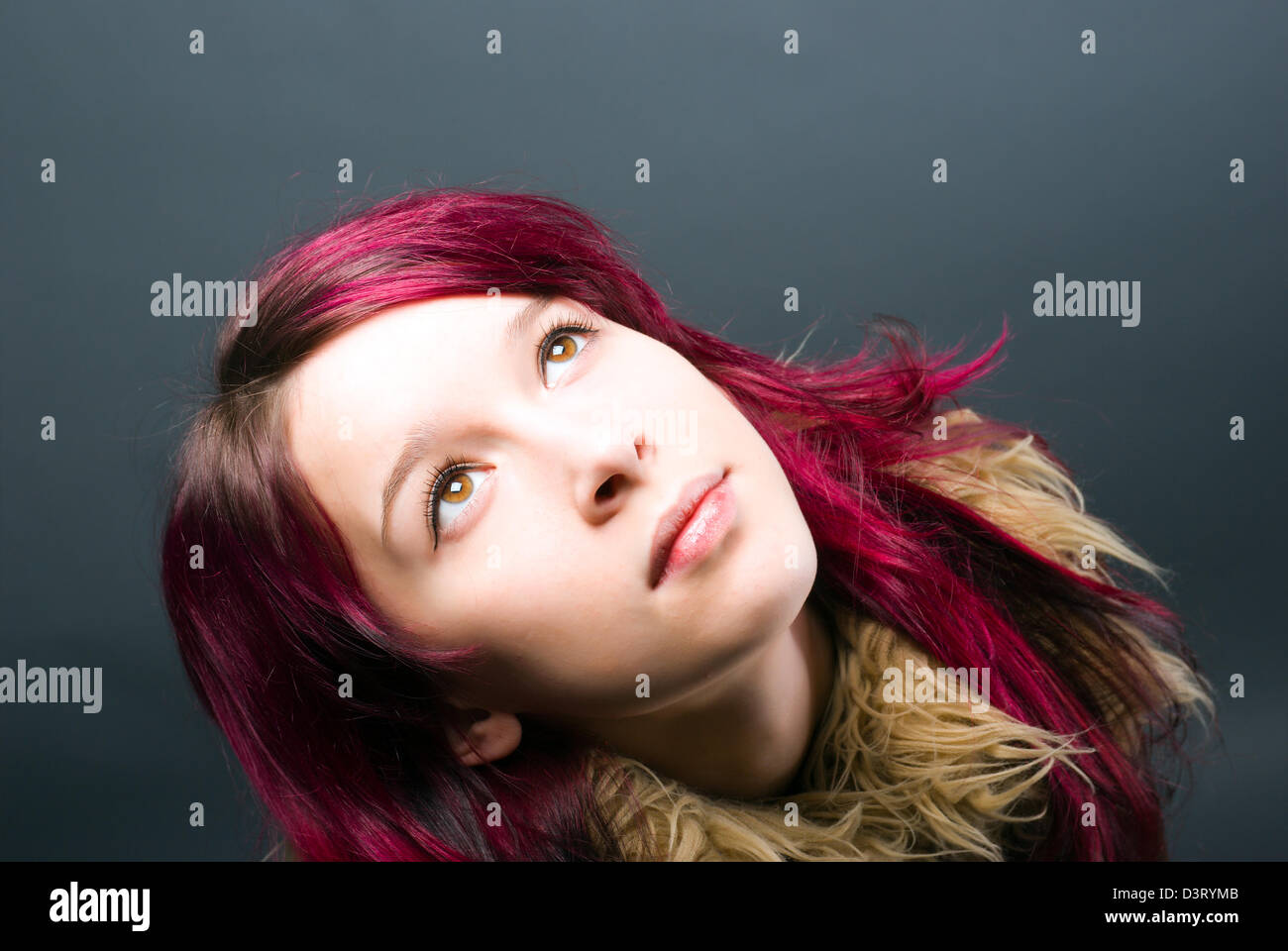 Teen girl messy red hair hi-res stock photography and images - Alamy