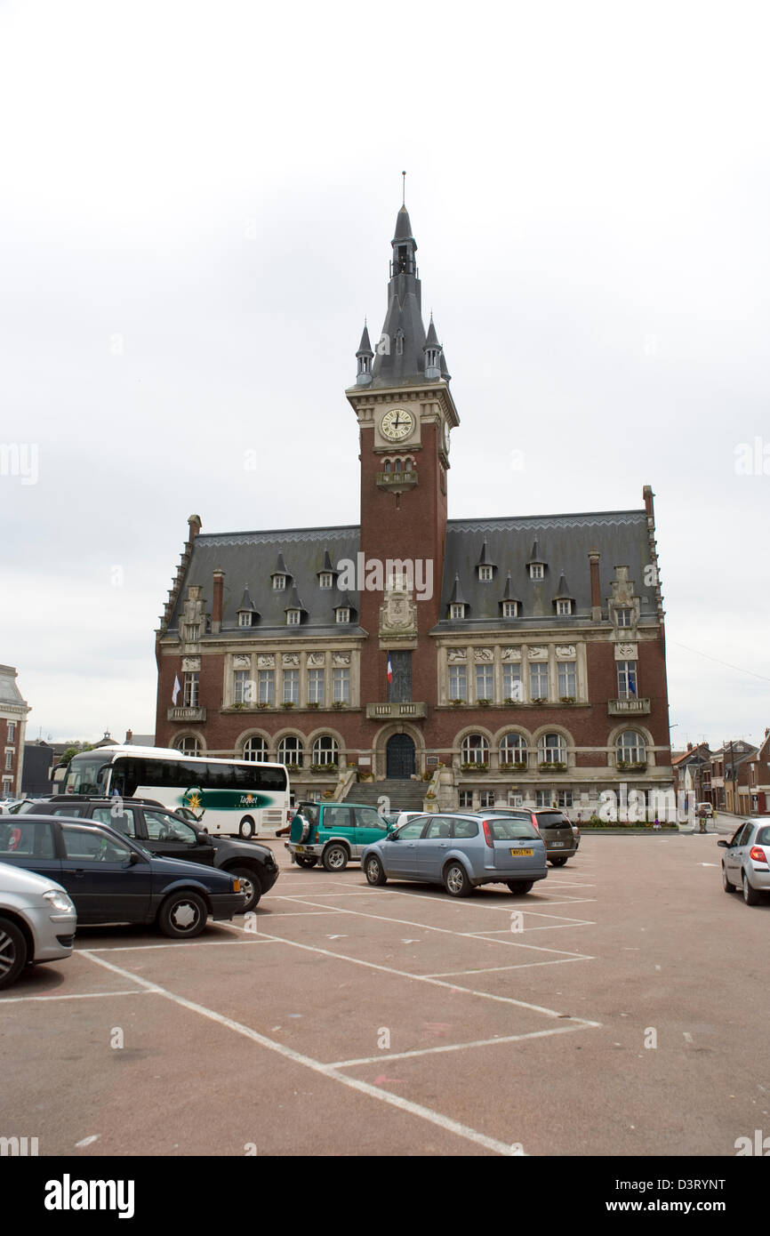 The Town Hall of Albert in France Stock Photo - Alamy