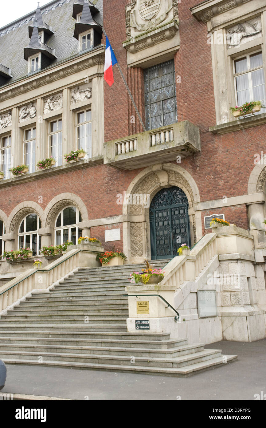 The Town Hall of Albert in France Stock Photo - Alamy