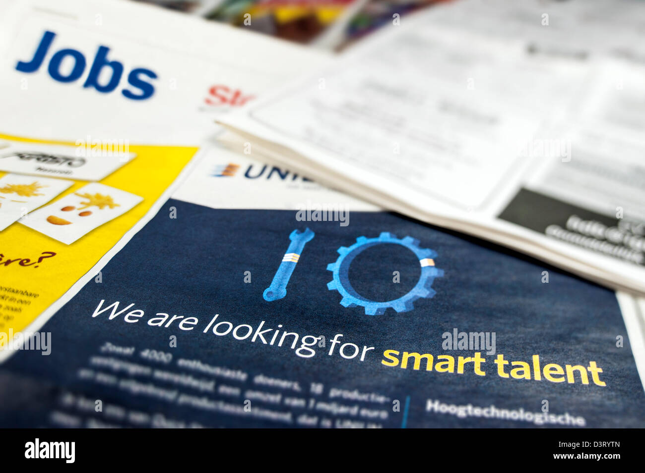 Job advertisement newspaper hi-res stock photography and images - Alamy