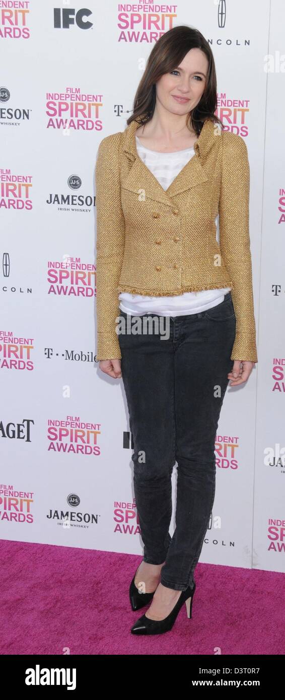 Santa Monica, California, USA. 23rd Feb, 2013. Actress EMILY MORTIMER ...