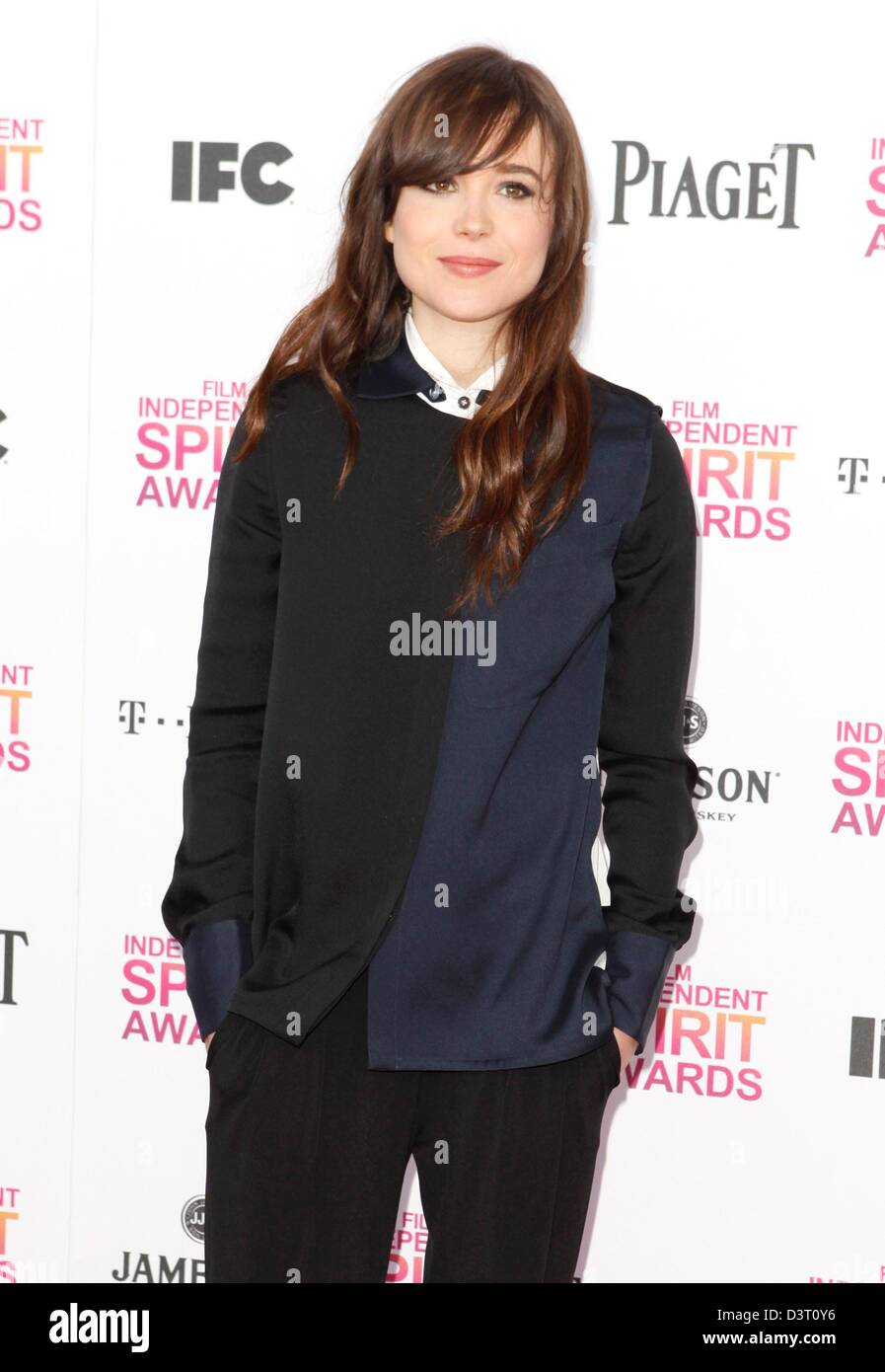 Santa Monica, California, USA 23rd Feb, 2013. Ellen Page at arrivals ...