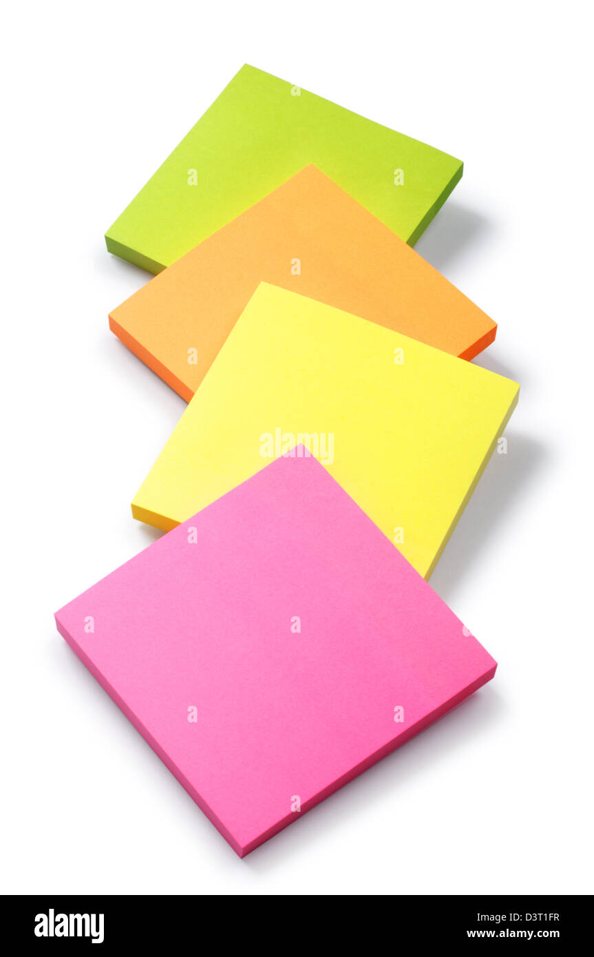 Sticky note Cut Out Stock Images & Pictures - Alamy