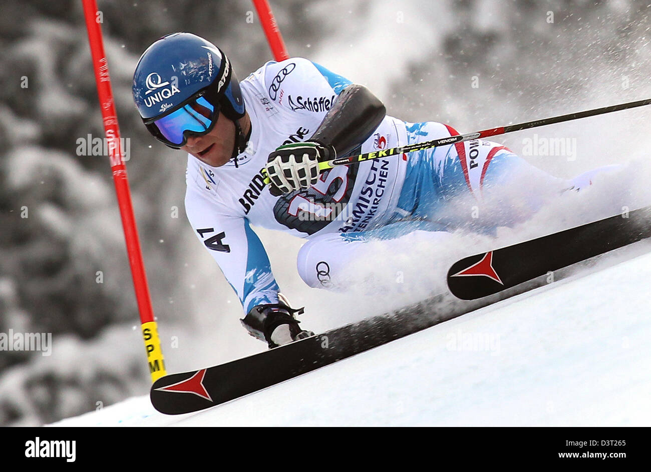 Garmisch-Partenkirchen, Germany, 24th Feb, 2013. Benjamin Raich of ...