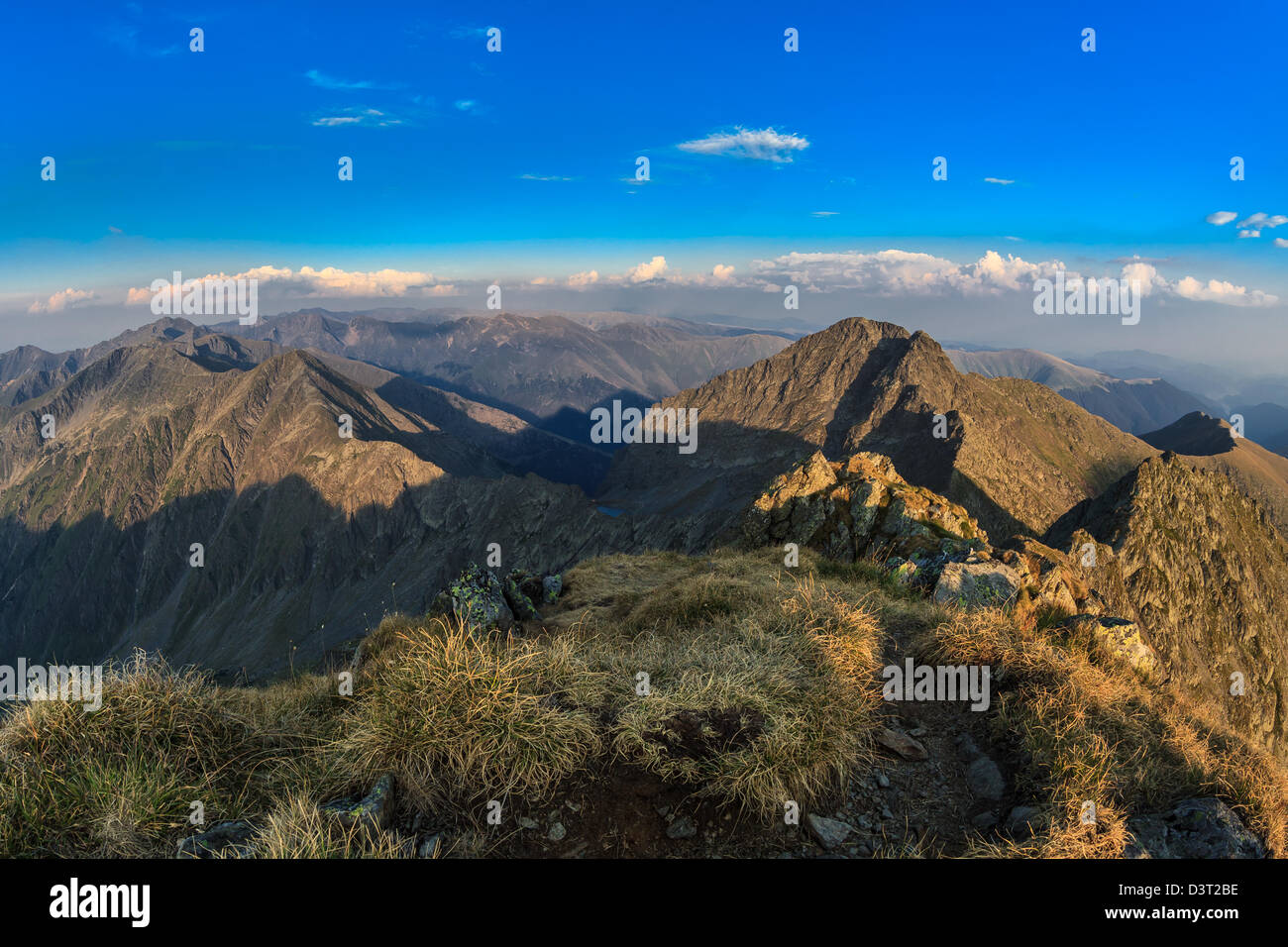 The Negoiu Peak. Fagaras Mountains, Romania Stock Photo - Alamy