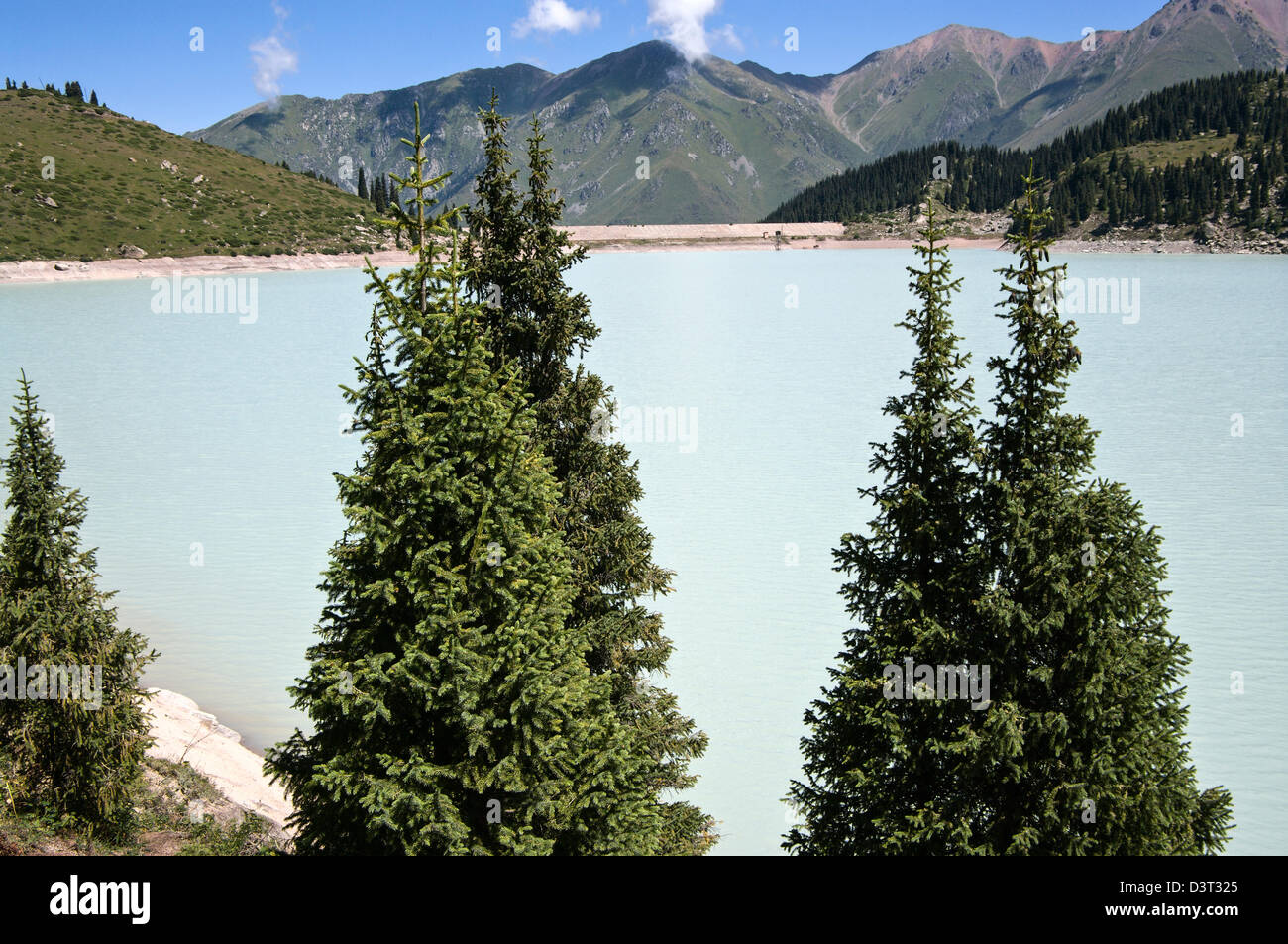 Big Almaty Mountain Lake Stock Photo - Alamy