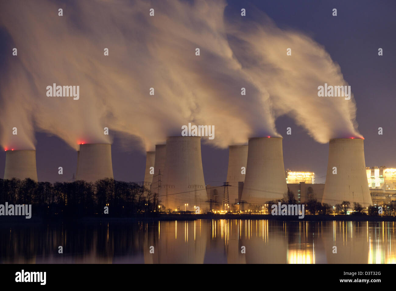 Peitz, Germany, the lignite power plant of Vattenfall Europe AG ...