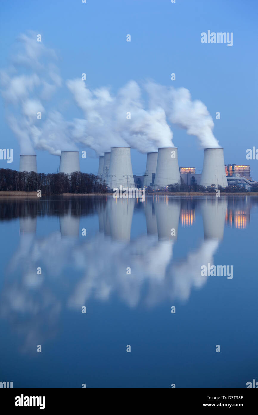 Peitz, Germany, the lignite power plant of Vattenfall Europe AG ...