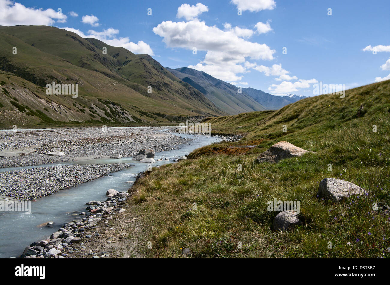 Wide mountain valley river hi-res stock photography and images - Alamy