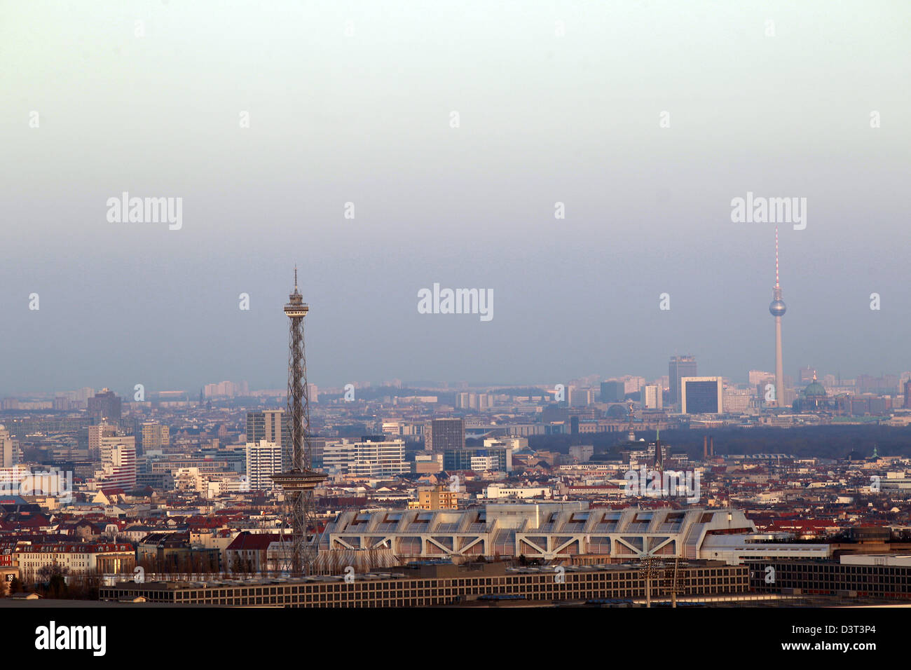 Berlin, Germany, View from Teufelsberg over Berlin Stock Photo - Alamy