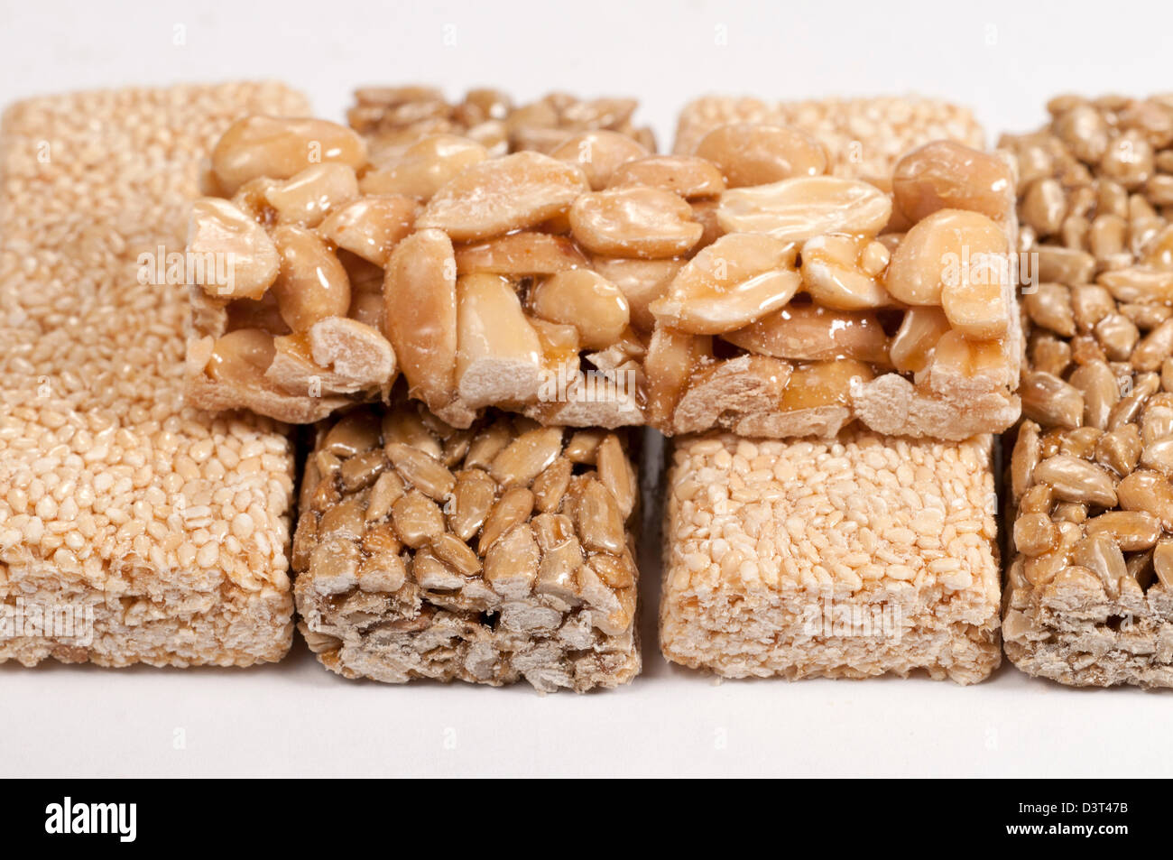 Brittle collection on a light background, macro shot Stock Photo - Alamy