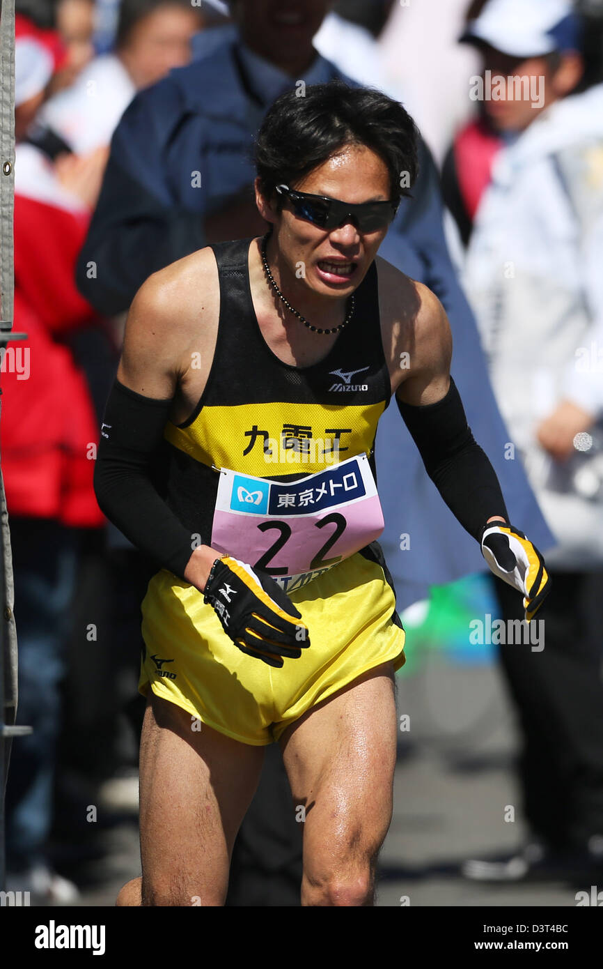 Tokyo, Japan. 24th Feb, 2013. Kazuhiro Maeda (JPN), February 24, 2013 - Marathon : Tokyo ...