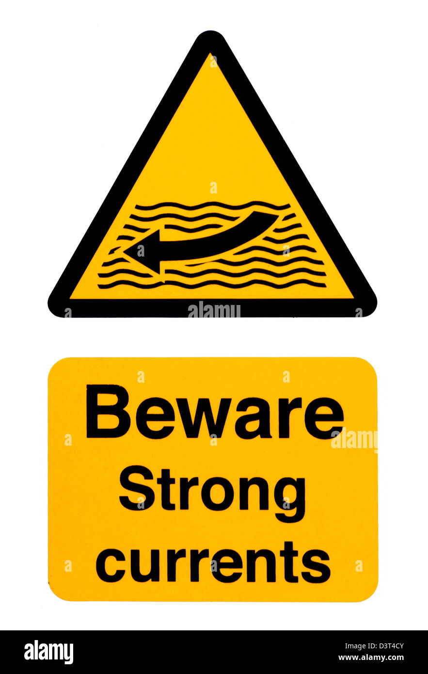 Strong currents sign hi-res stock photography and images - Alamy