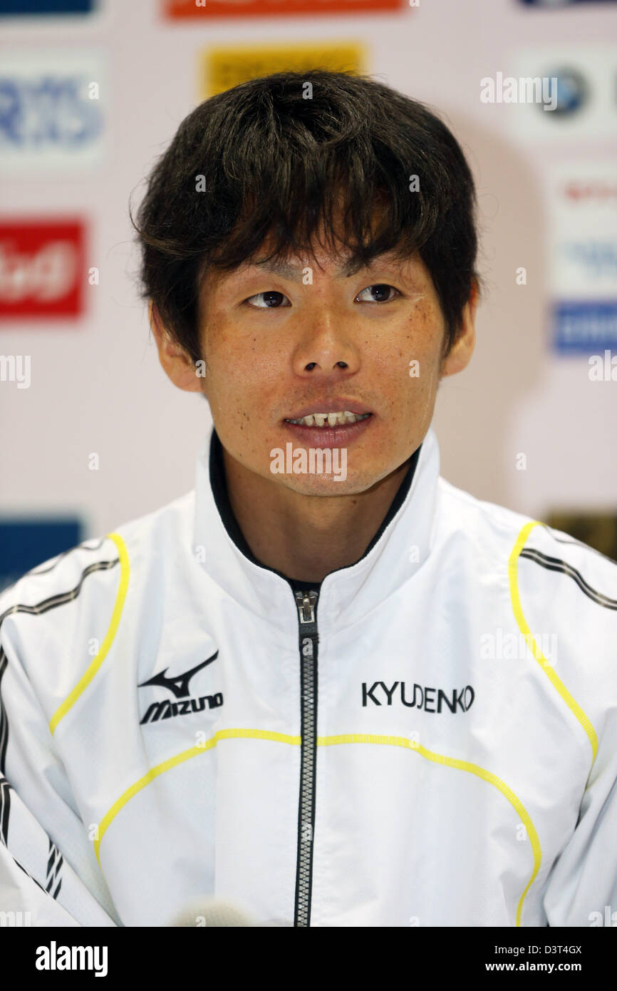 Tokyo, Japan. 24th Feb, 2013. Kazuhiro Maeda (JPN), February 24, 2013 - Marathon : Tokyo ...