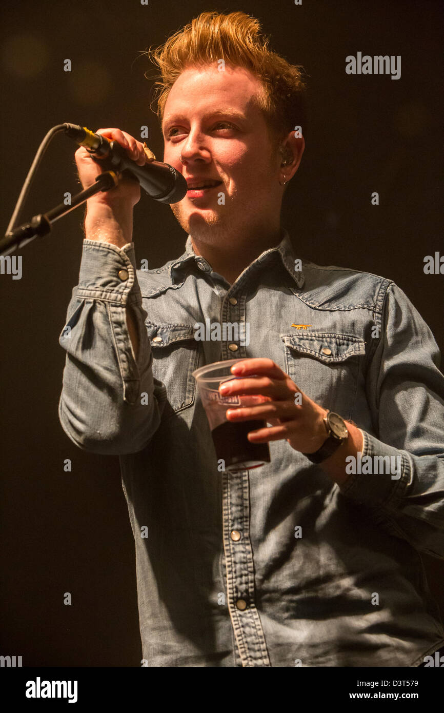 February 22, 2013 - The Irish indie rock band Two Door Cinema Club ...
