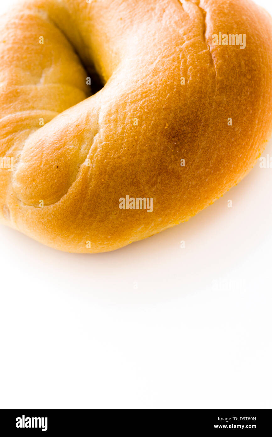 Freshly baked Plain bagel Stock Photo - Alamy