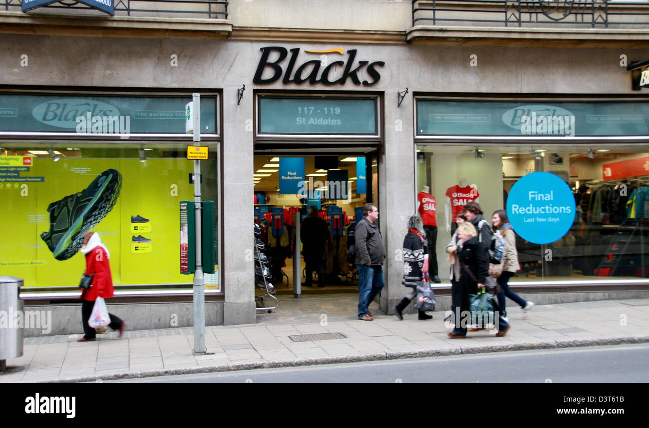 Outdoor clothing and equipment shop hi-res stock photography and images ...