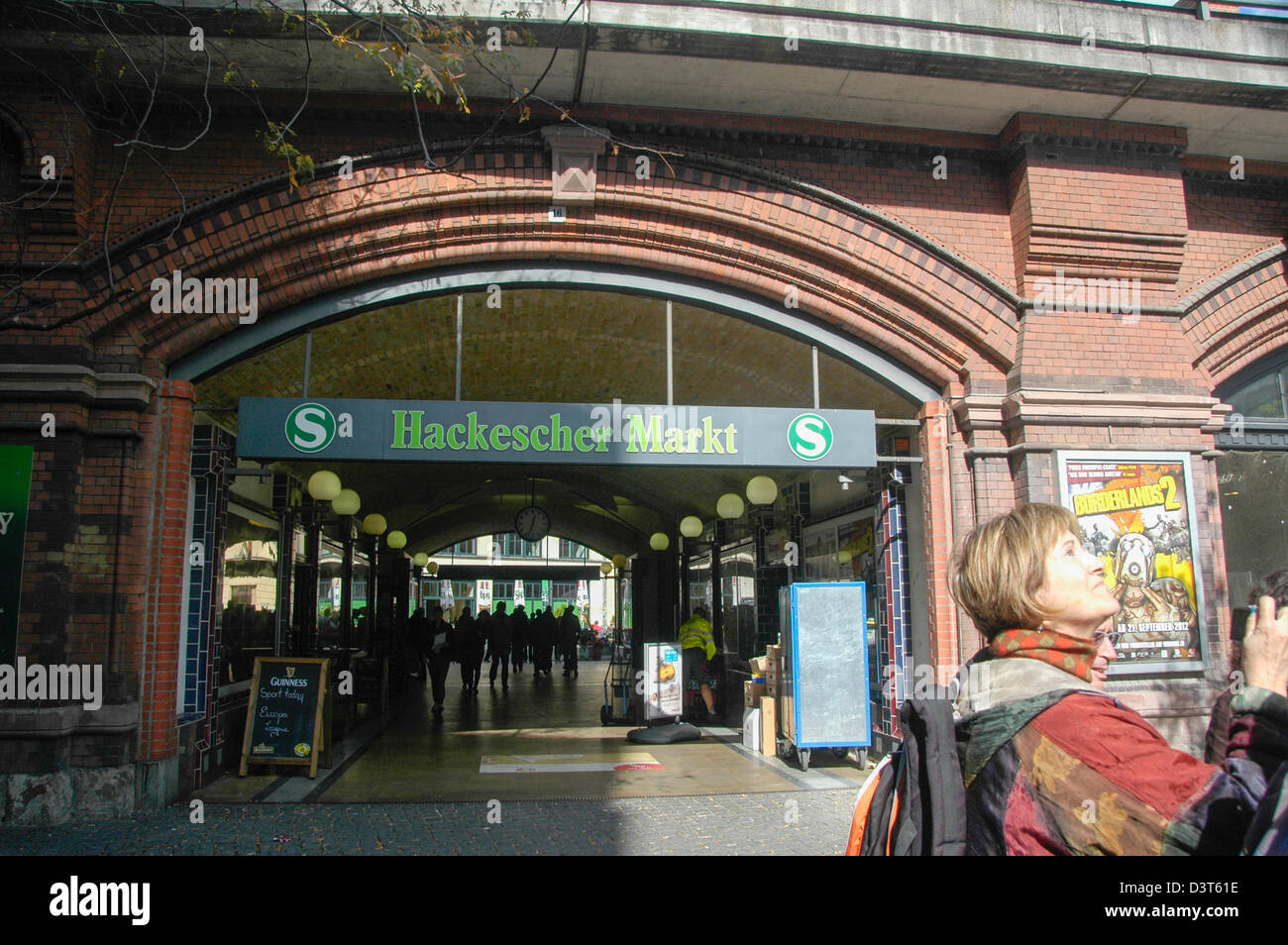 Hackescher Markt S Bahn station, Berlin, Germany Stock Photo - Alamy