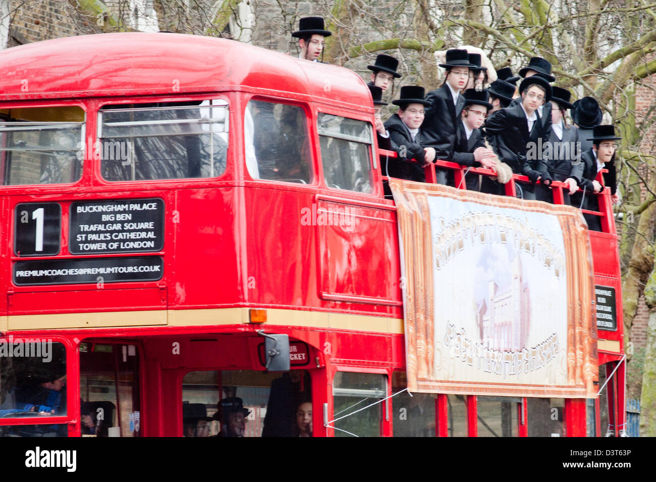 London, UK - 24 February 2013: a group of young boys of the Stamford ...