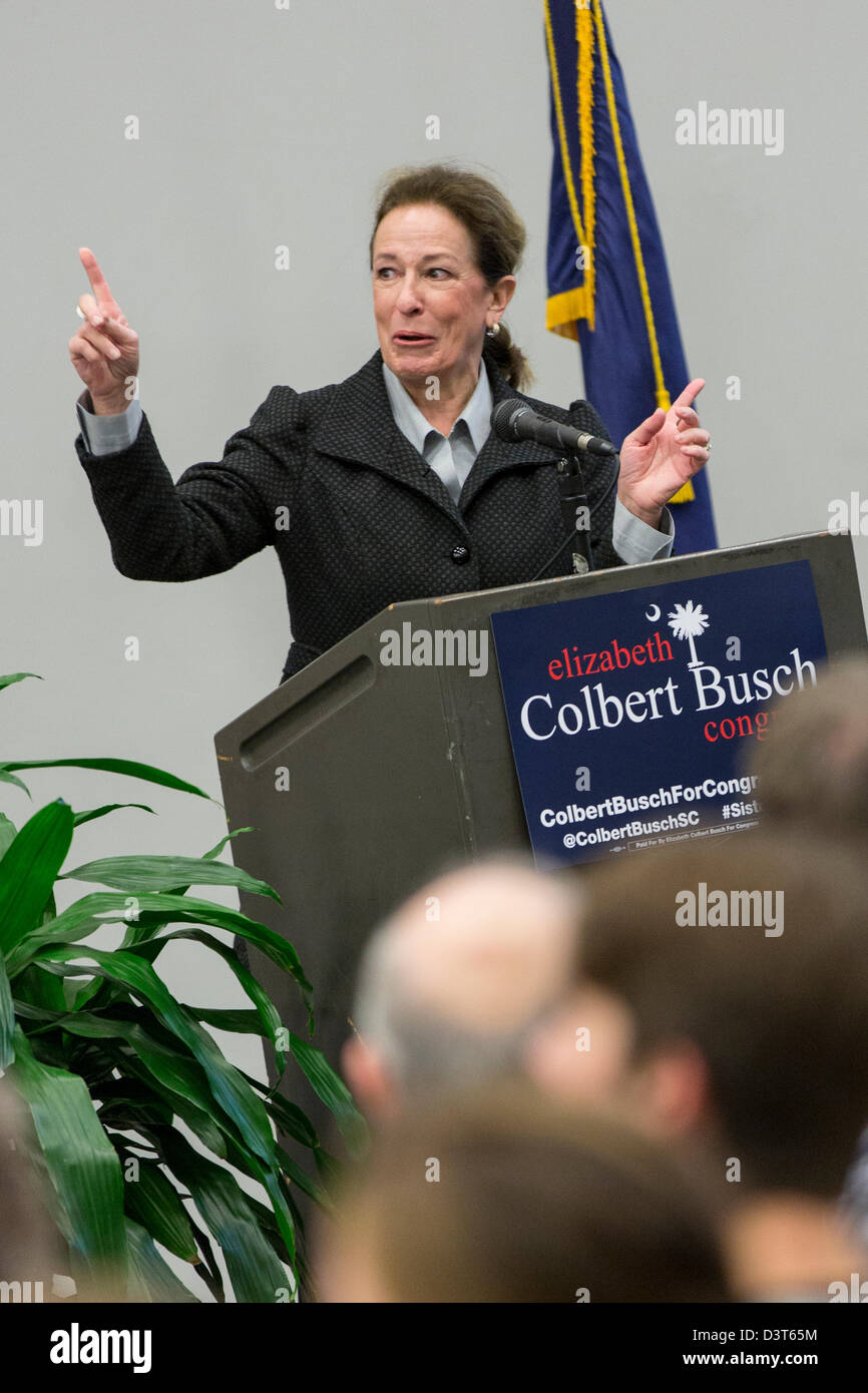 Charleston, South Carolina, US. 24th Feb, 2013. Elizabeth Colbert Busch ...