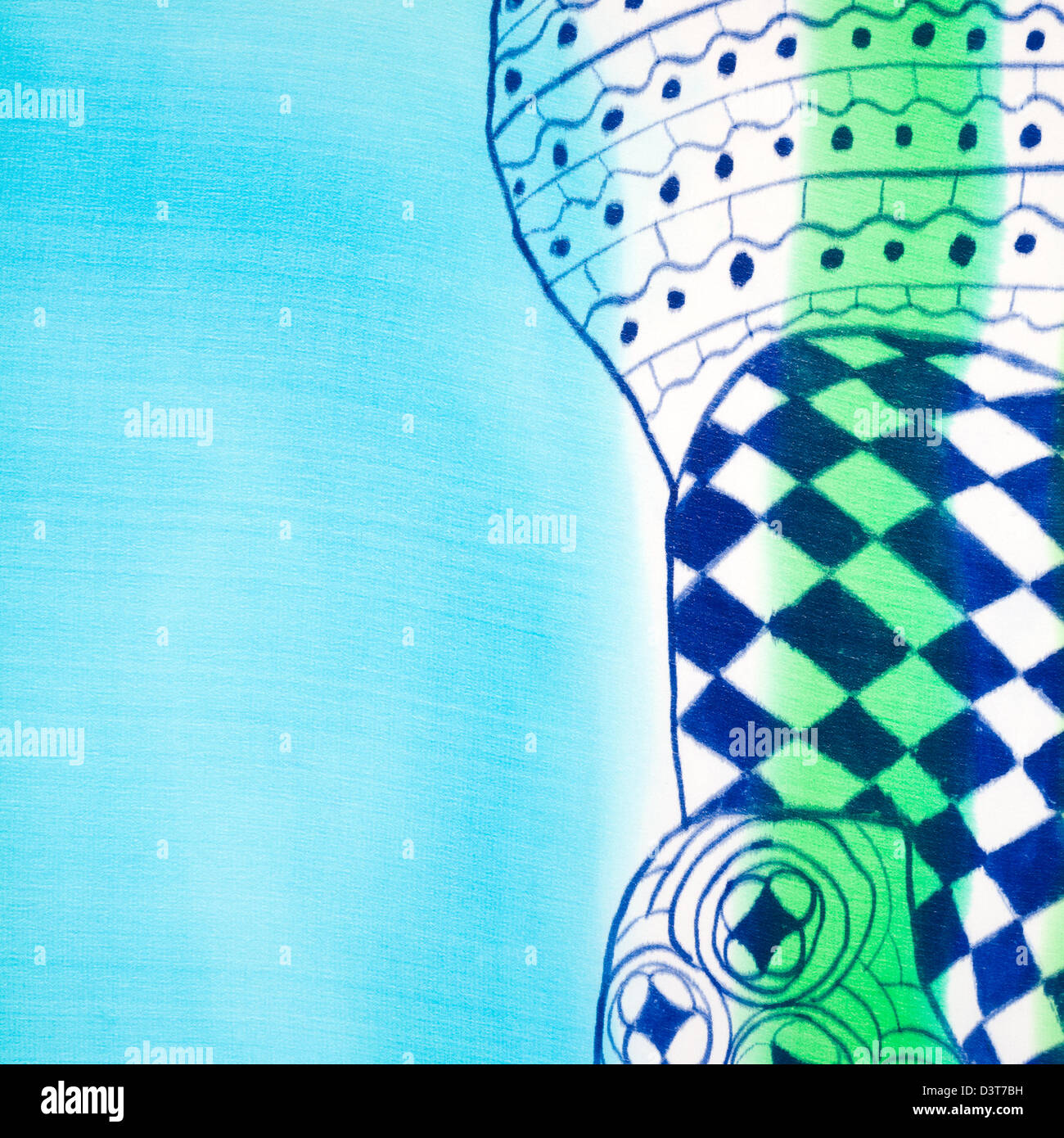 abstract pattern on cold silk batik Stock Photo - Alamy