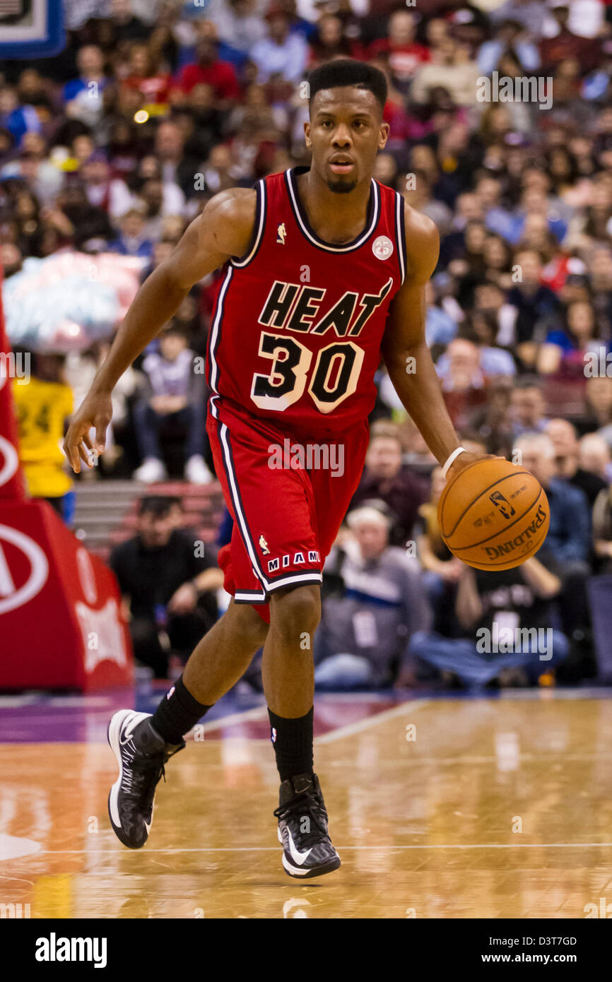February 23, 2012: Miami Heat point guard Norris Cole (30) in action ...