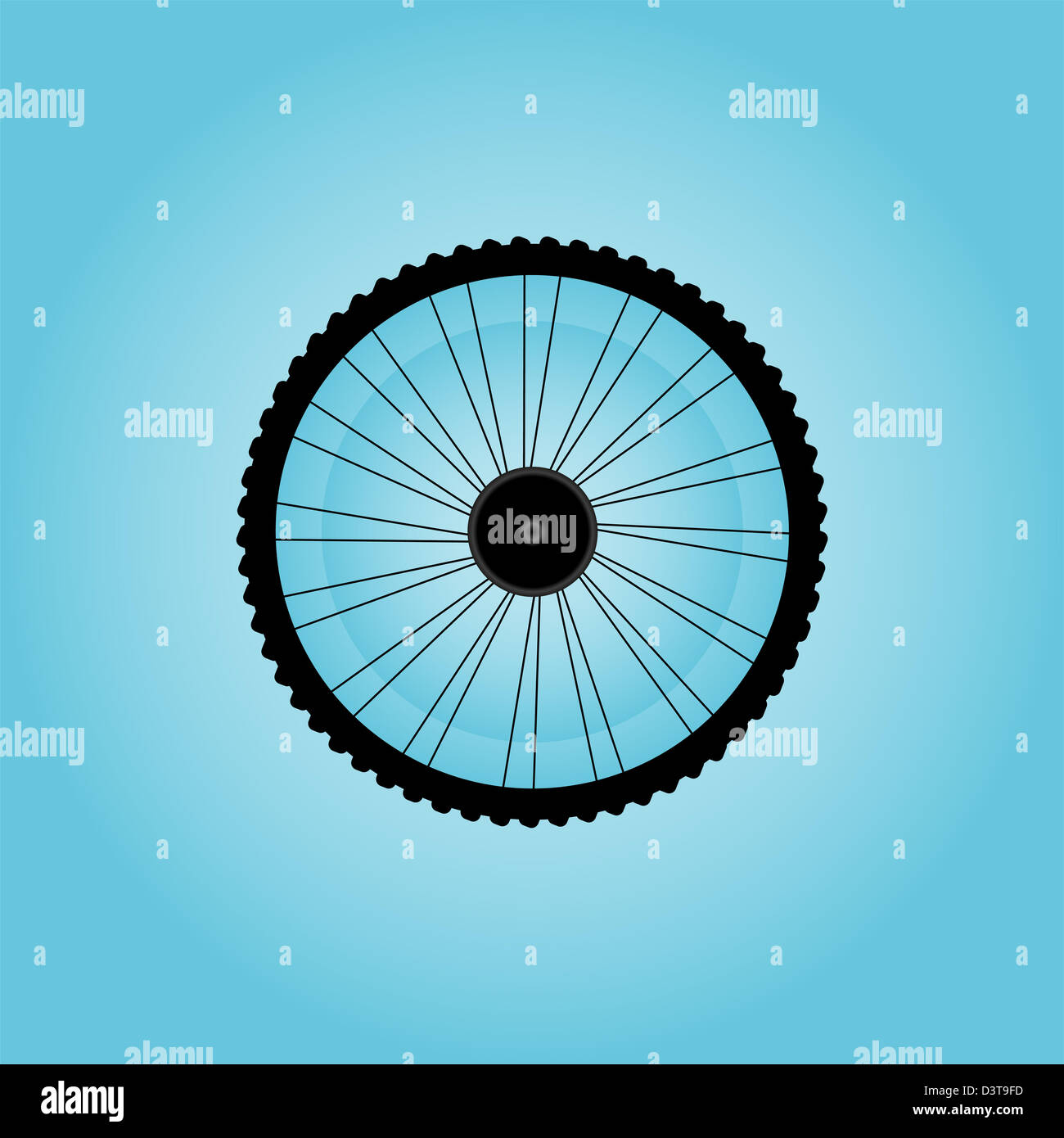 Bicycle Wheel Symbol Stock Photo - Alamy