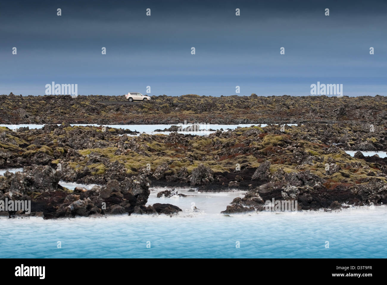 The Blue Lagoon, Iceland, a man-made pool of naturally occurring ...