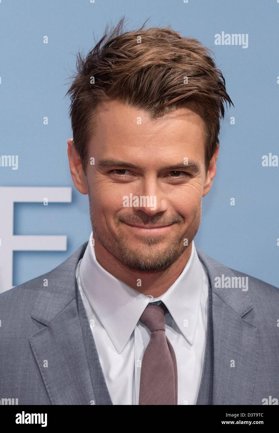 Berlin, Germany, 24th Feb, 2013. US actor Josh Duhamel arrive for the ...