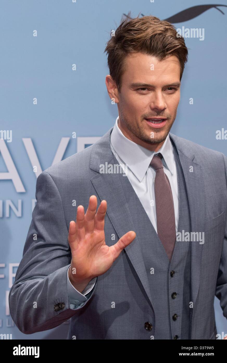 Berlin, Germany, 24th Feb, 2013. US actor Josh Duhamel arrive for the ...