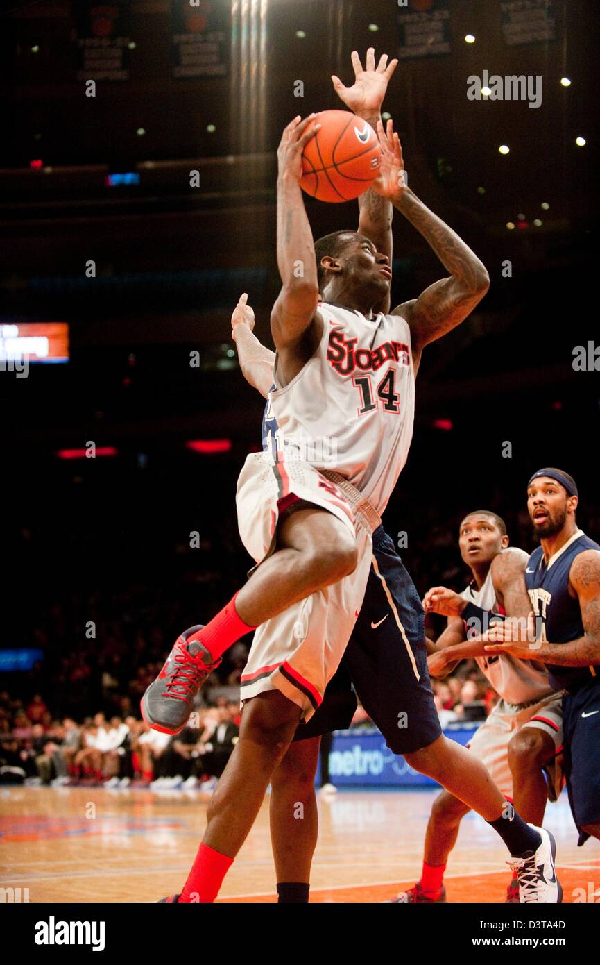 New York, New York, U.S. 24th Feb, 2013. St. John's forward JaKarr ...