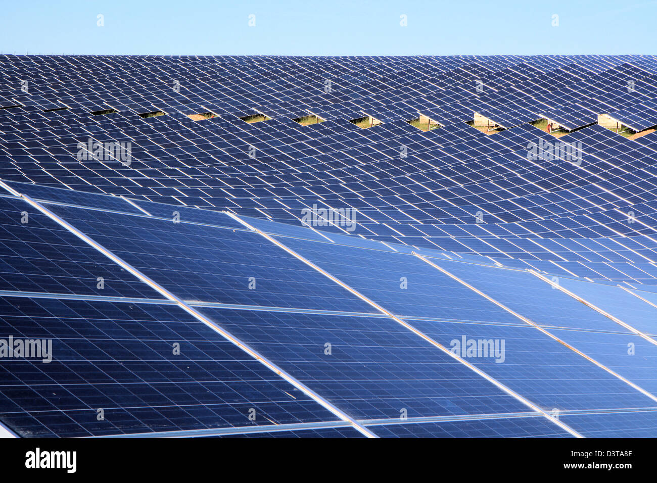 Gigantic solar farm in Provence , Les Mées , France Stock Photo - Alamy