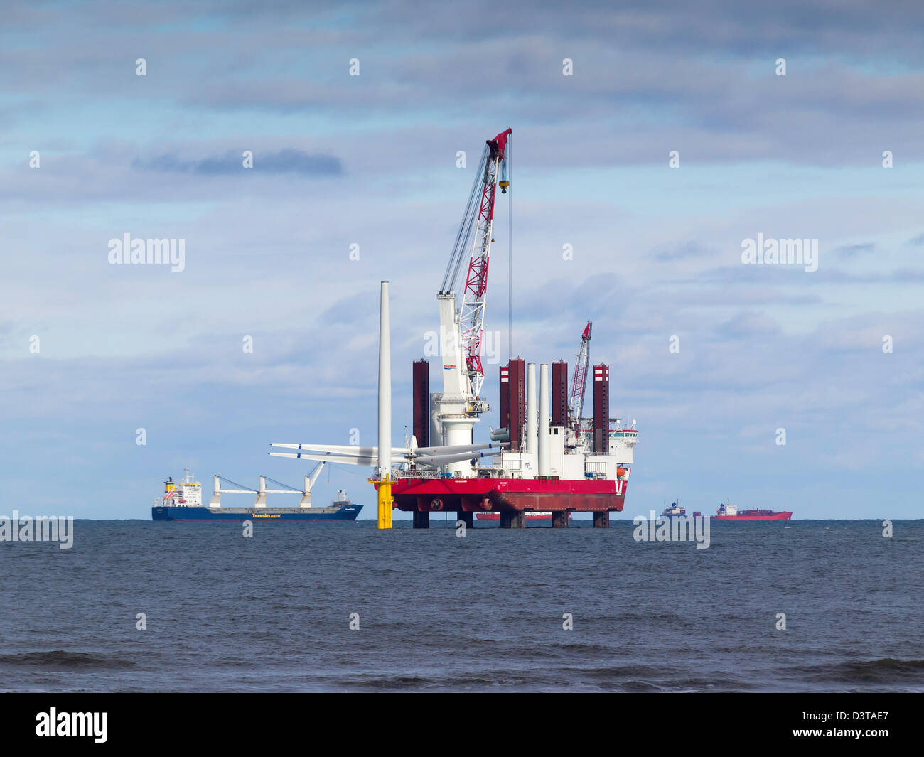 Wind tower installation High Resolution Stock Photography and Images ...