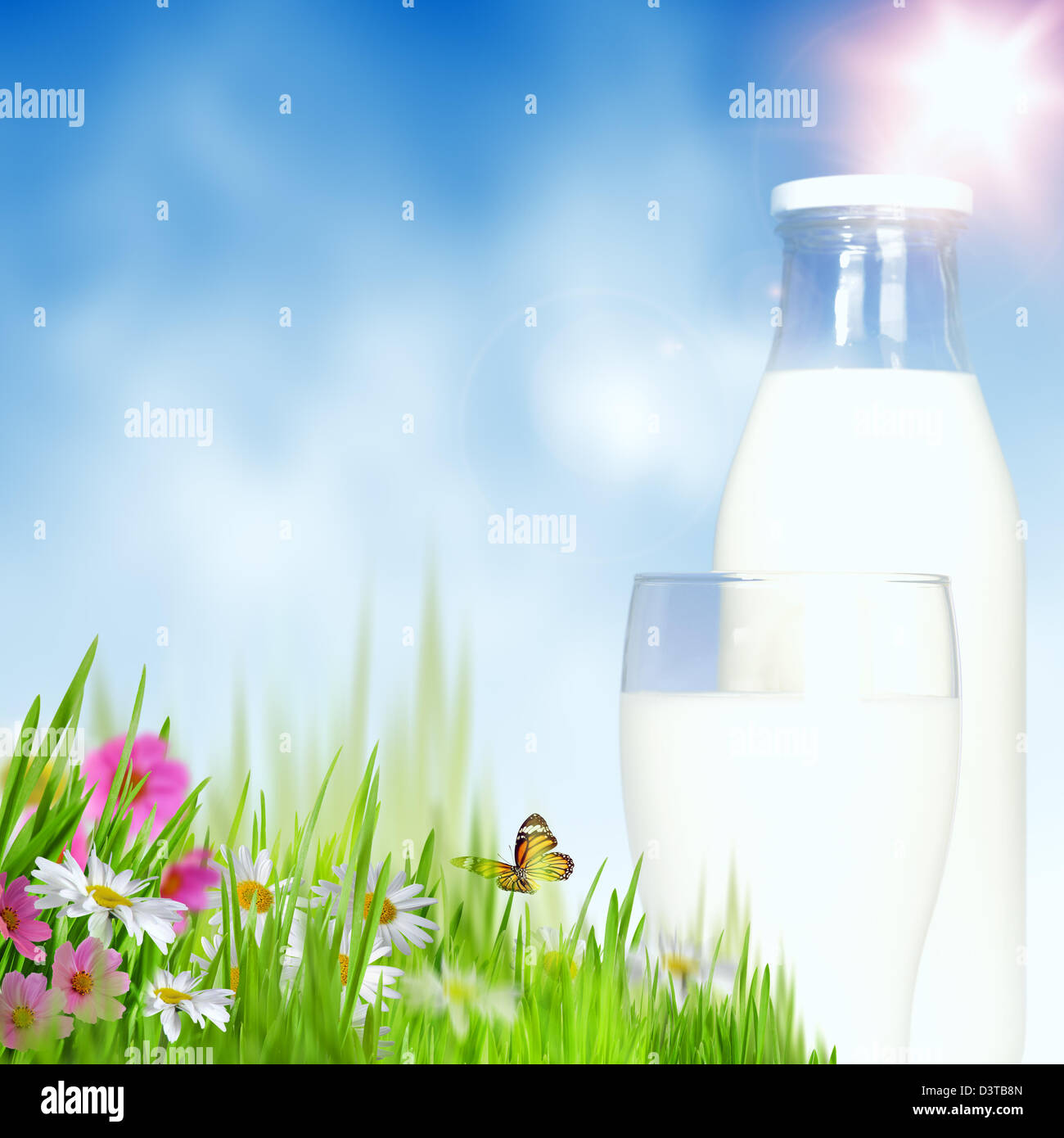 Milky season. Abstract natural backgrounds Stock Photo - Alamy