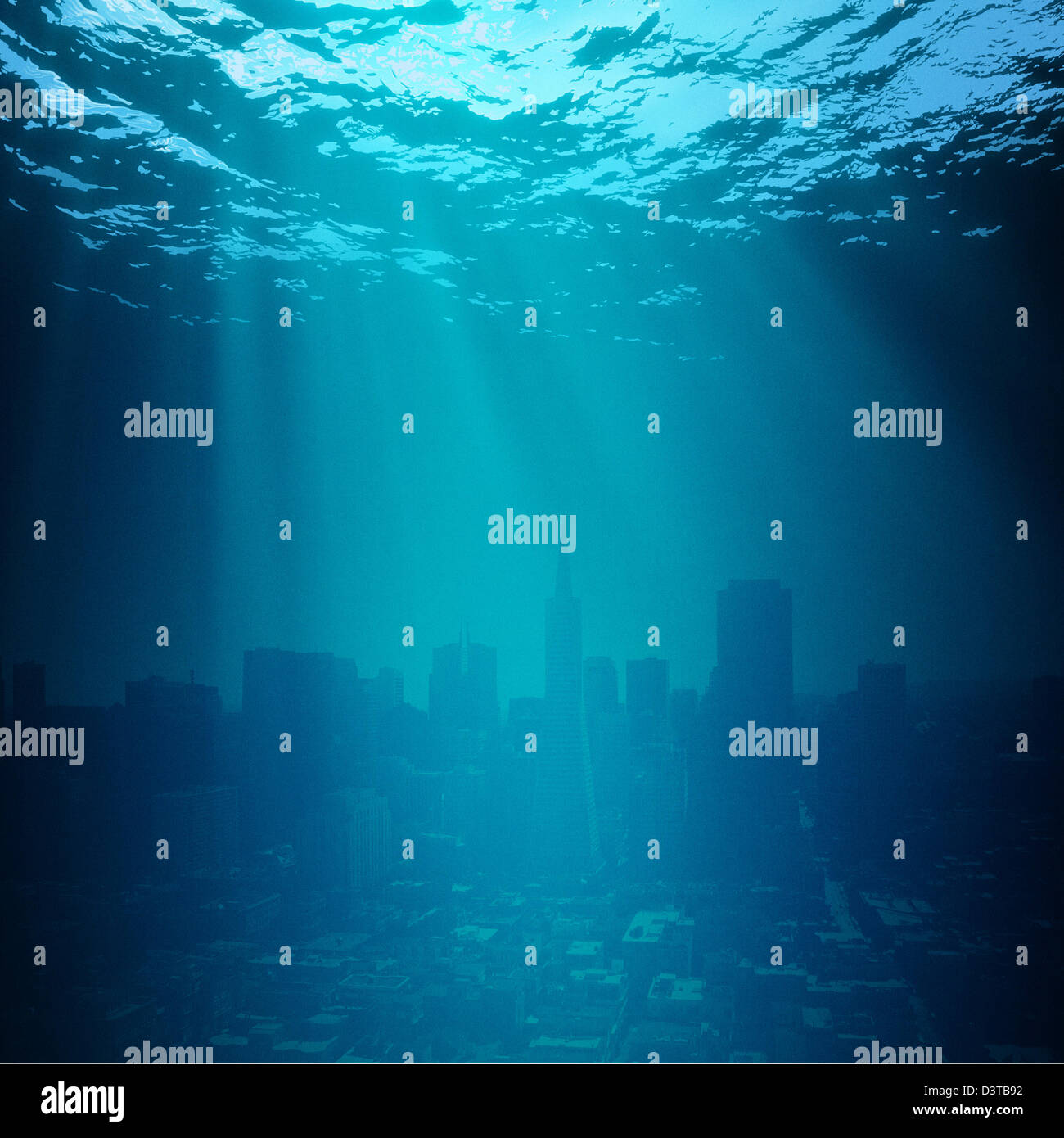 Water World. Global environmental backgrounds for your design Stock ...