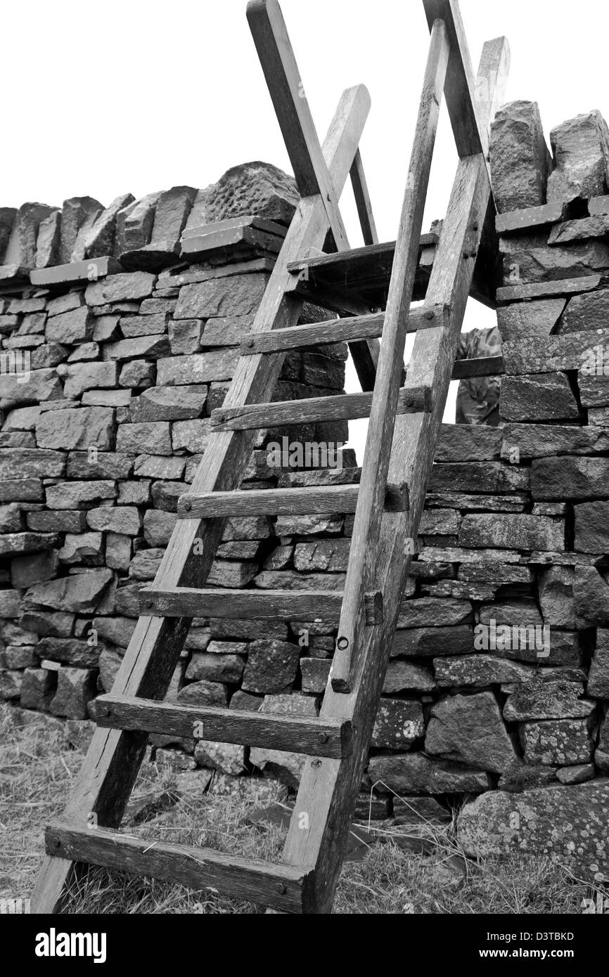 Stone ladder Black and White Stock Photos & Images - Alamy
