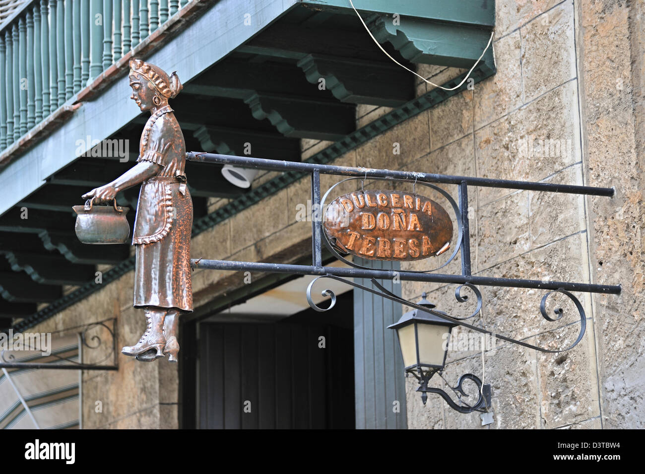 Bakery sign, Havana, Cuba Stock Photo - Alamy