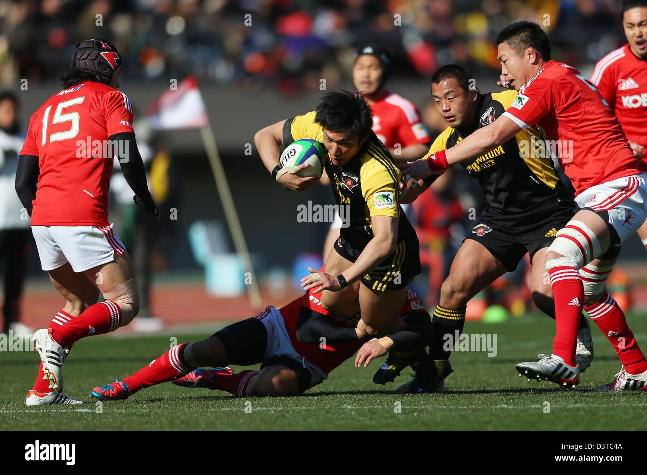 Koji Taira (SUNTORY), February 24, 2013 - Rugby : The 50th Japan Rugby ...