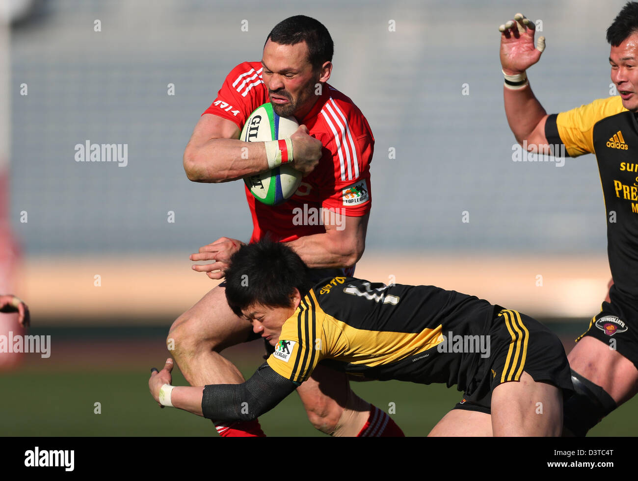 Fraser Anderson (Kobe Steel), February 24, 2013 - Rugby : The 50th ...
