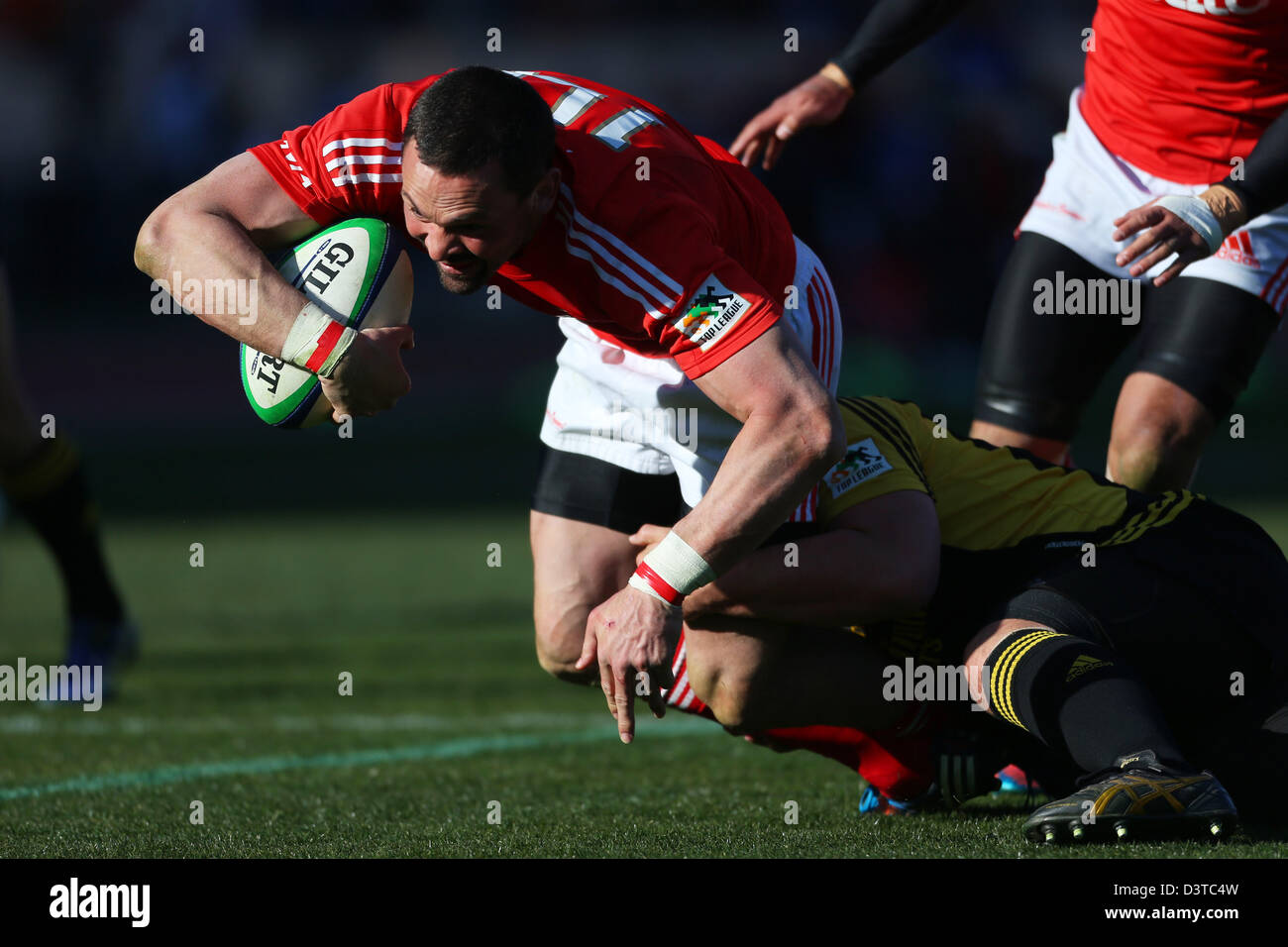 Fraser Anderson (Kobe Steel), February 24, 2013 - Rugby : The 50th ...
