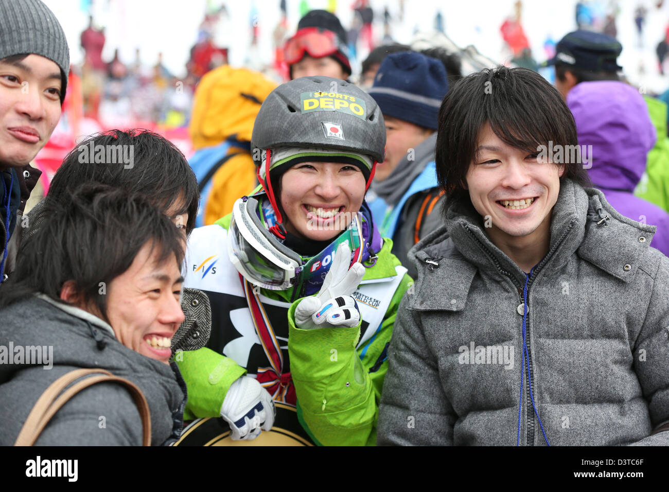 Fukushima, Japan. 24th Feb, 2013. (L to R) Miki Ito (JPN), Kohei ...