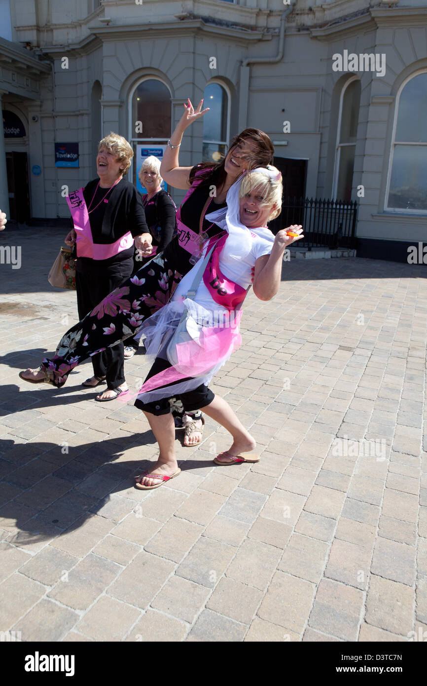 Hen parties in Blackpool, Lancashire, UK, July 2012 Stock Photo - Alamy