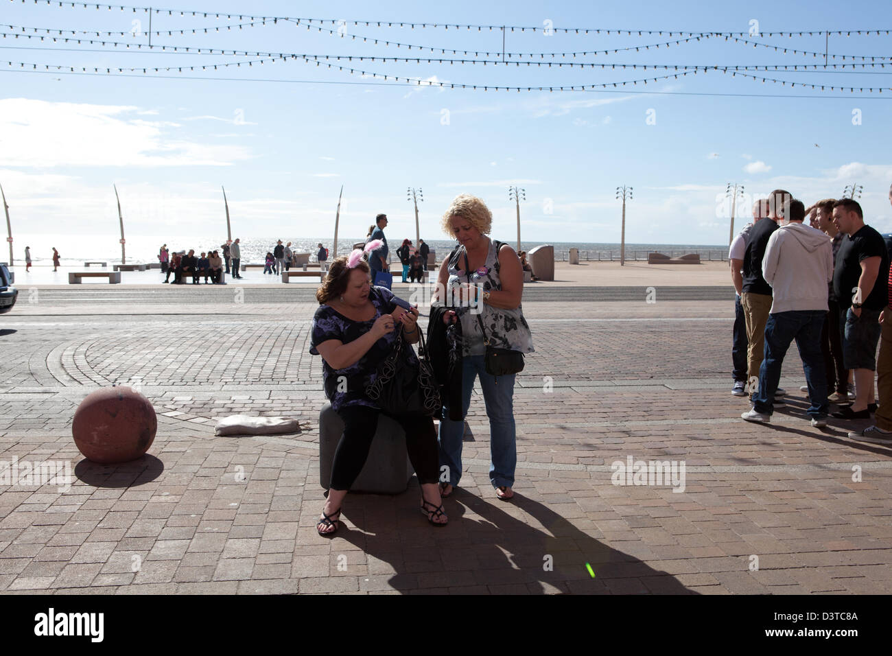 Hen parties in Blackpool, Lancashire, UK, July 2012 Stock Photo - Alamy
