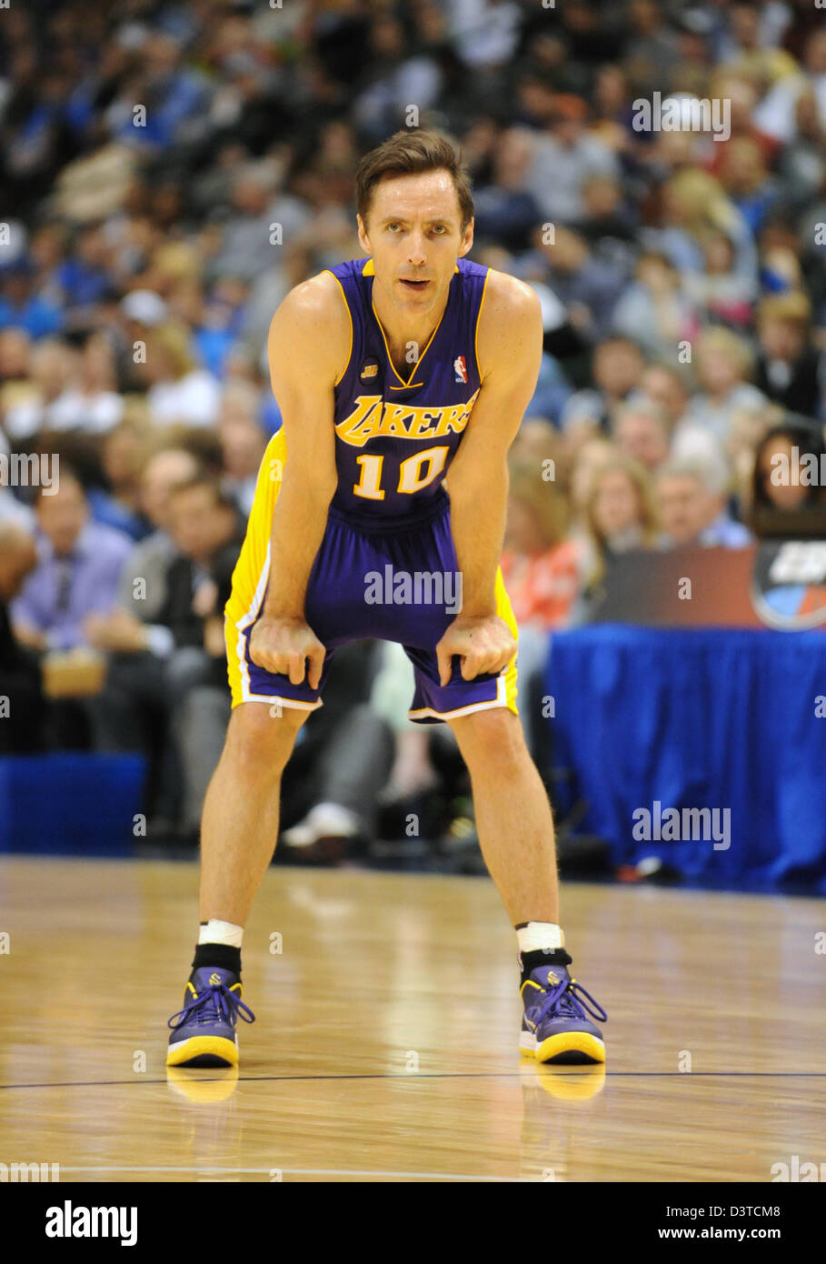 Dallas, Texas, USA. 24th Feb, 2013. Los Angeles Lakers point guard ...