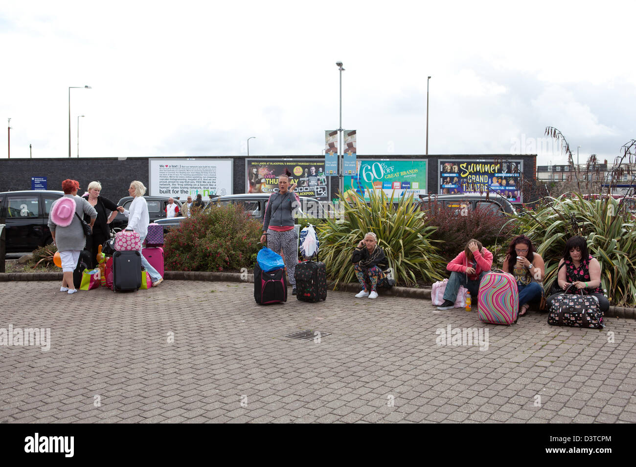 Hen parties in Blackpool, Lancashire, UK, July 2012 Stock Photo - Alamy
