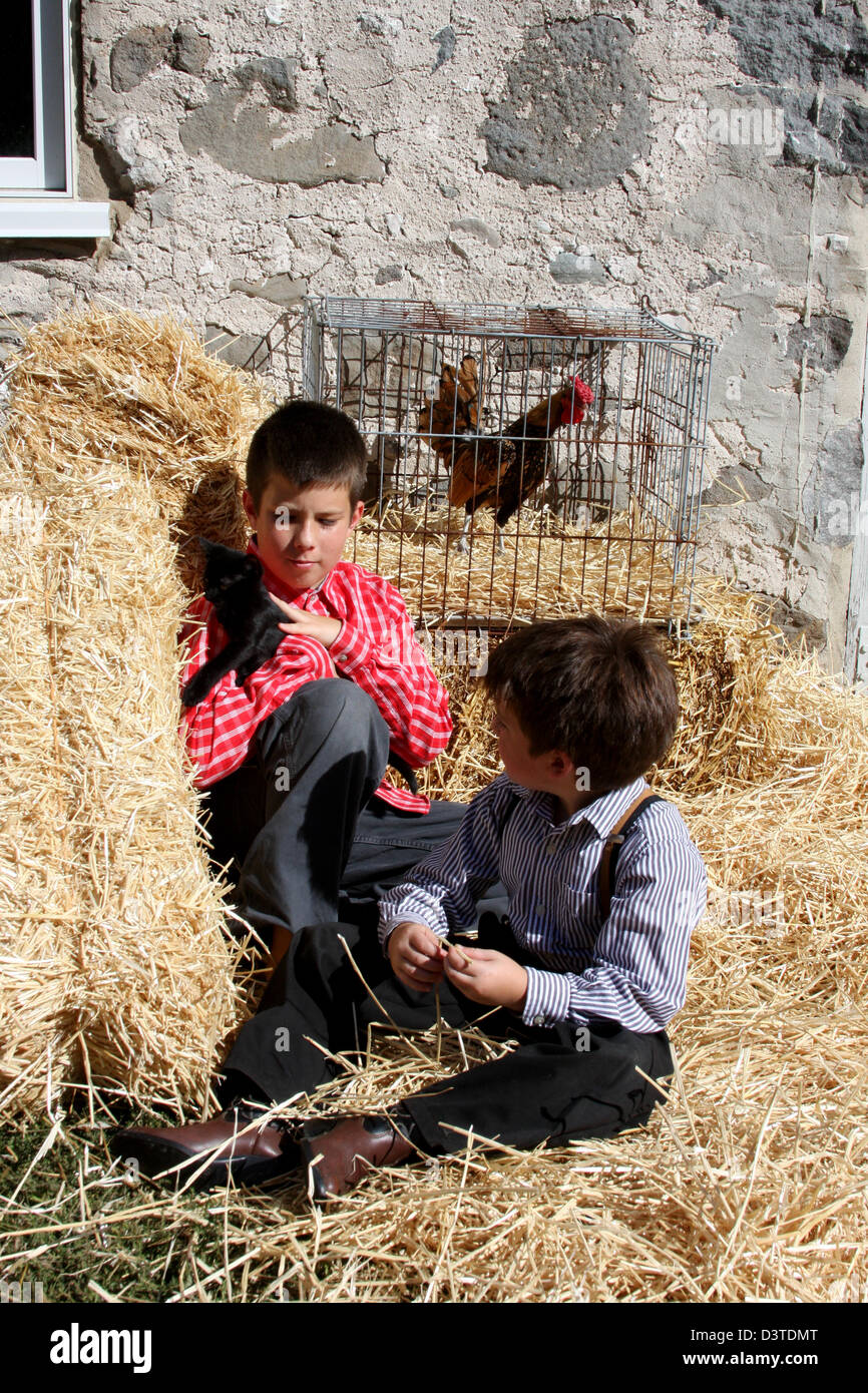 Farmer Boy With Barn High Resolution Stock Photography and Images - Alamy
