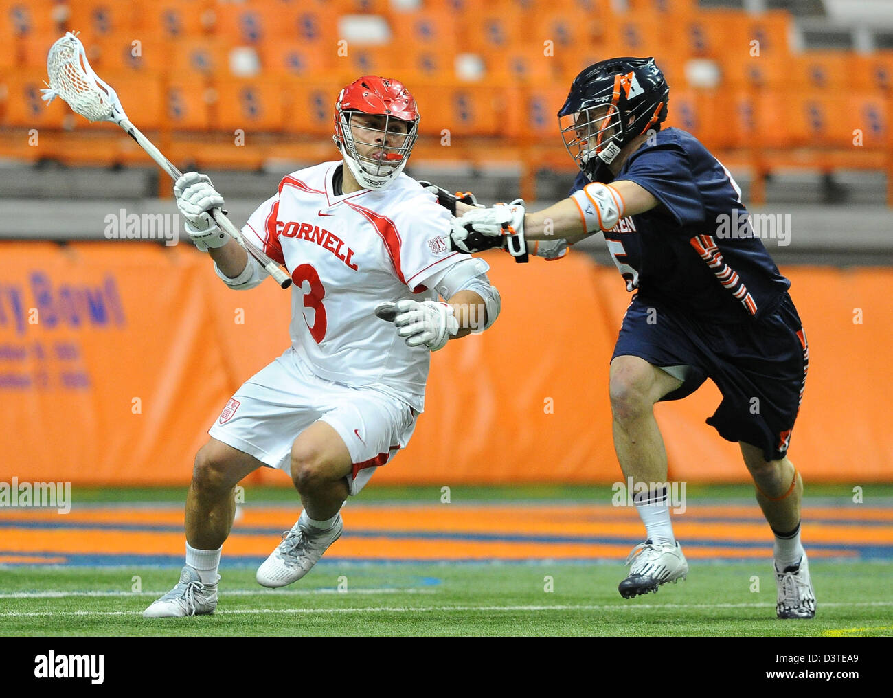 Syracuse, New York, U.S. 24th Feb, 2013. Cornell Big Red attackman Rob ...