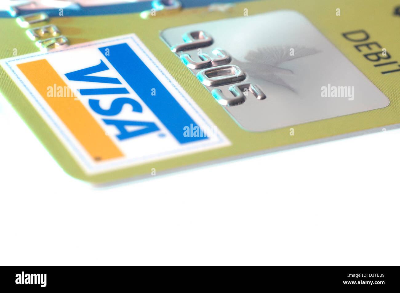 Close up of Visa Debit Card. Editorial use only Stock Photo - Alamy