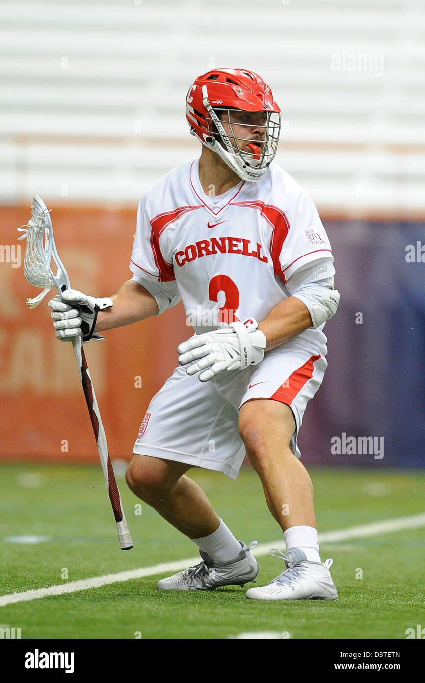 Syracuse, New York, U.S. 24th Feb, 2013. Cornell Big Red attackman Rob ...